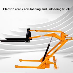 Crank Arm Electric Boom Truck Labor-saving Handling Loading and Unload ...